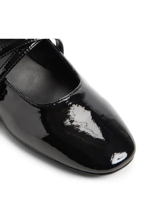 Aldo Elinora Mary Jane Flat With Criss-cross Straps - Black