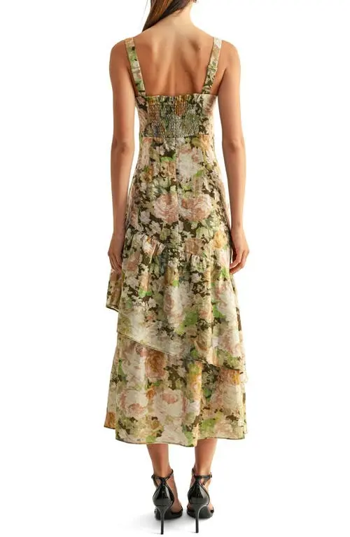 Adelyn Rae Kaya Ruffle Tiered Midi Sundress