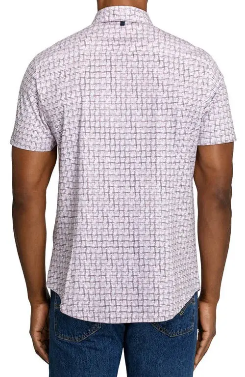 W.R.K Faded Square Short Sleeve Button-down Shirt