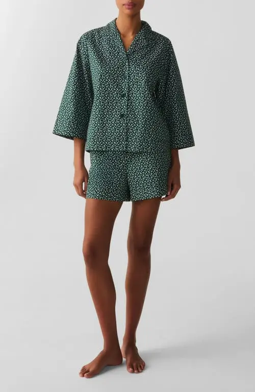 PETITE PLUME Olivia Cotton Poplin Short Pajamas
