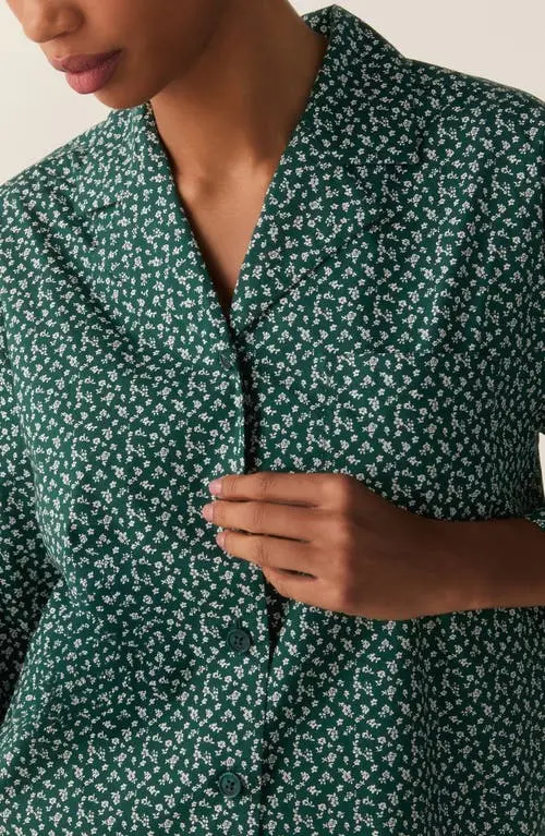 PETITE PLUME Olivia Cotton Poplin Short Pajamas