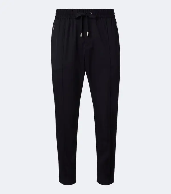 Dolce & Gabbana Wool-blend Gabardine Tapered Pants