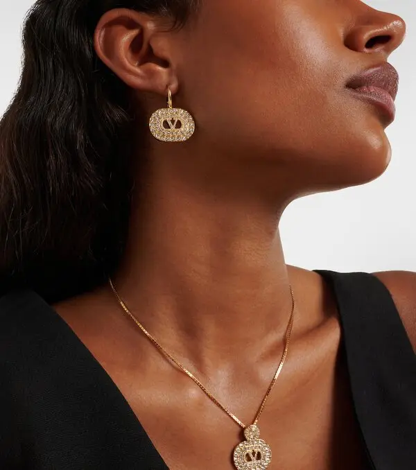 Valentino Garavani Vlogo Swarovski®-embellished Earrings
