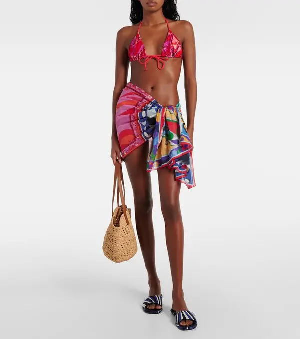 Emilio Pucci Yummy Iride" Slides - Blue