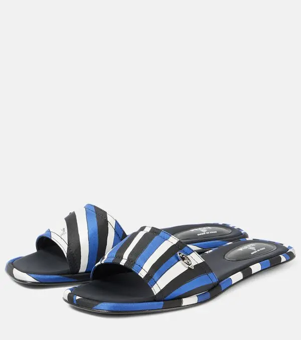 Emilio Pucci Yummy Iride" Slides - Blue