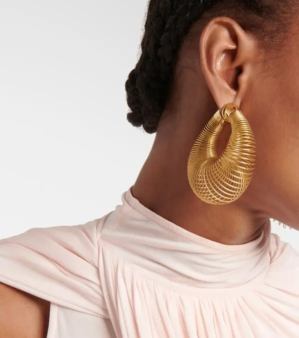 Alaïa Spiral Hoop Earrings