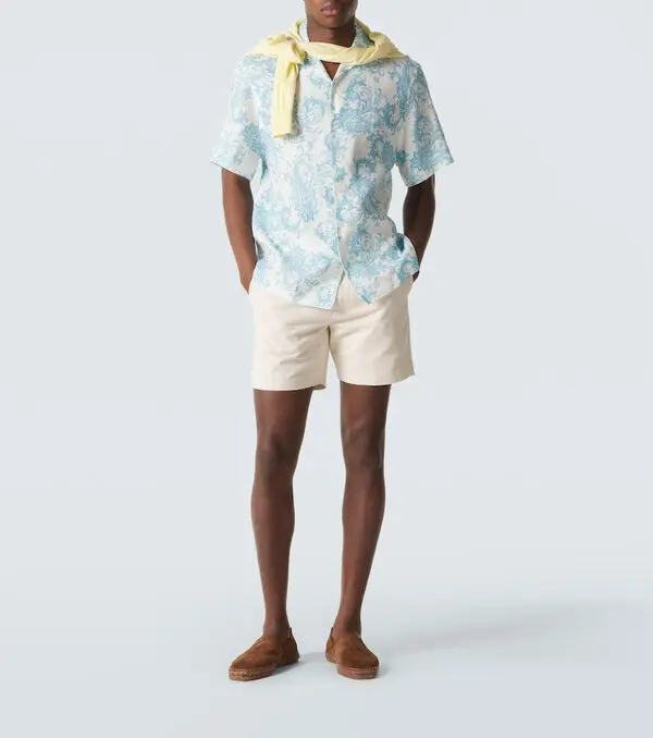 Etro Paisley Linen Shirt - White