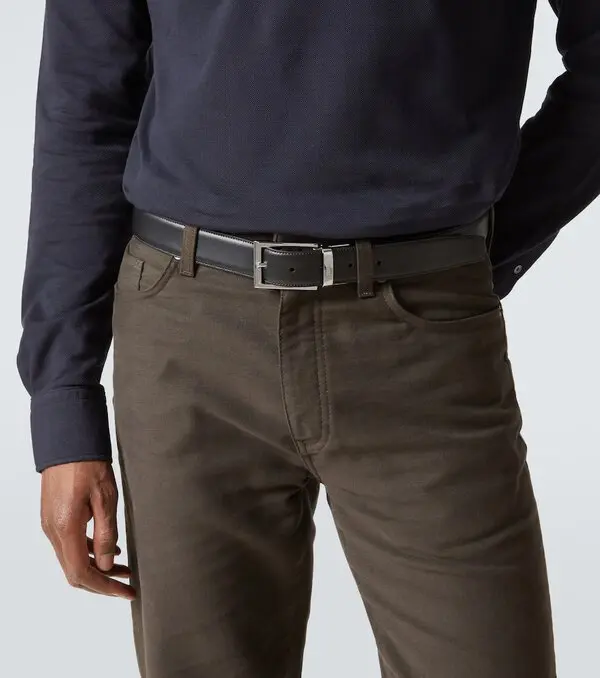 Zegna Leather Belt