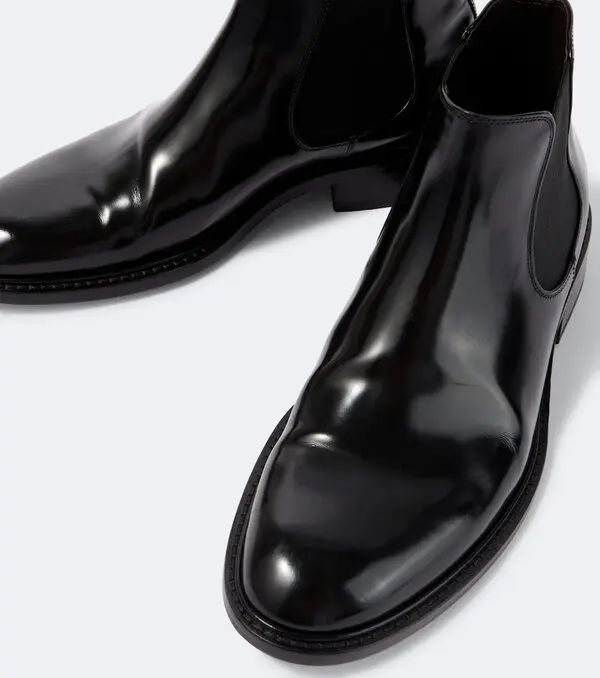 THE ROW Gable Leather Chelsea Boots