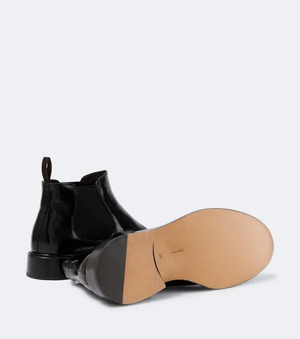 THE ROW Gable Leather Chelsea Boots