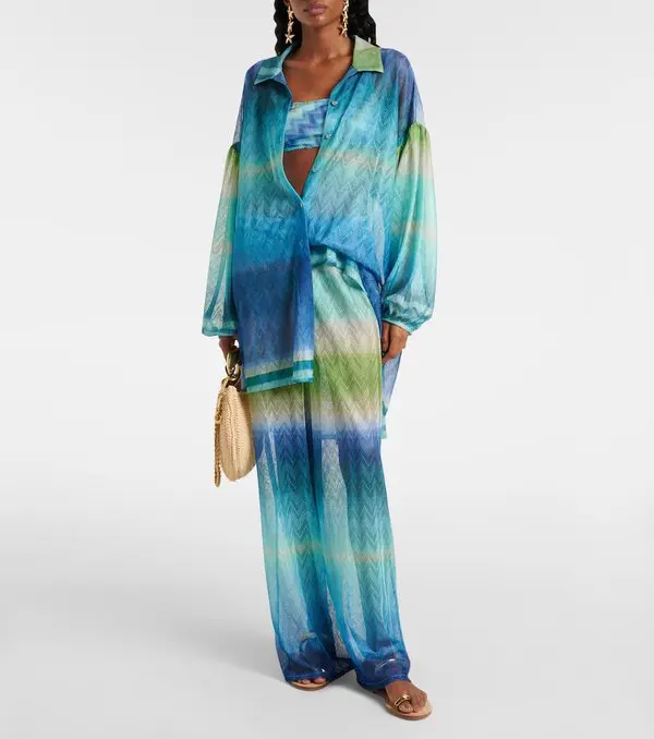 Missoni Zigzag Palazzo Pants