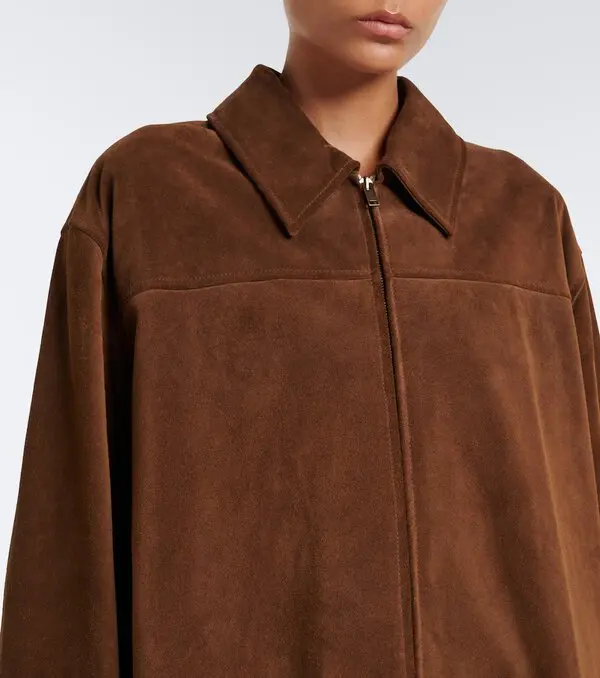 THE ROW Dakara Suede Coat