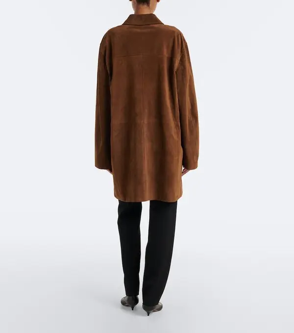 THE ROW Dakara Suede Coat