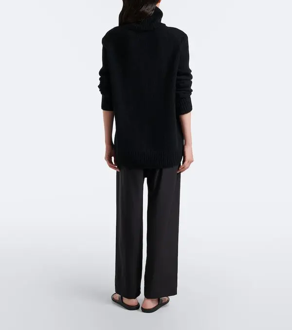 THE ROW Jaine Silk Wide-leg Pants