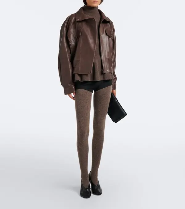Nour Hammour Cashmere And Wool Tights