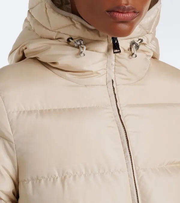 Moncler Avoce" Hooded Down Jacket - White