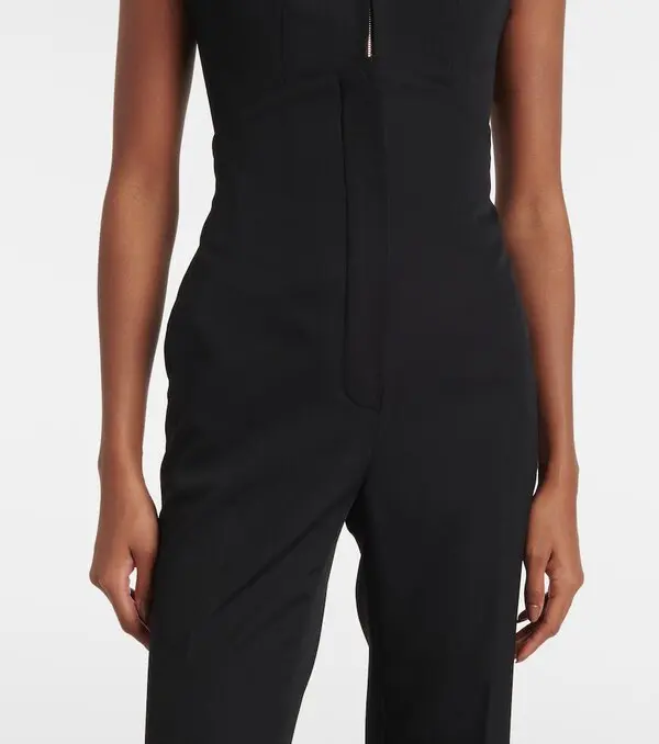 Alexander McQueen High-rise Wool Flared Trousers