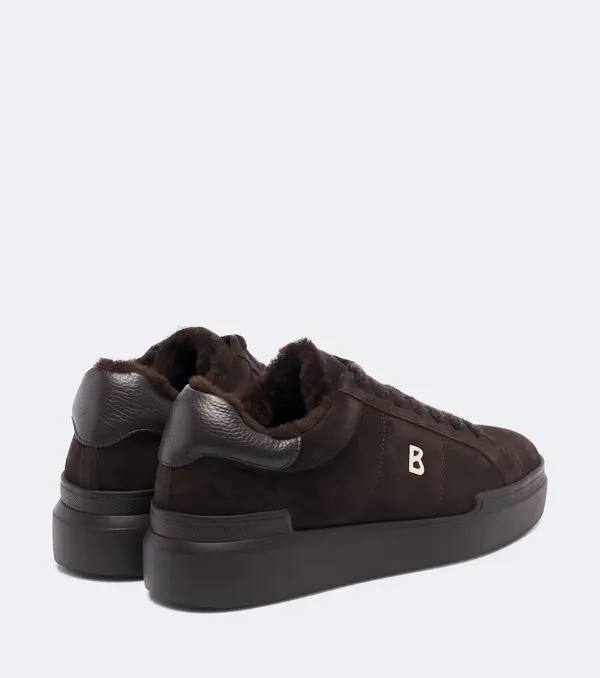Bogner Hollywood 32 A Shearling-lined Suede Sneakers