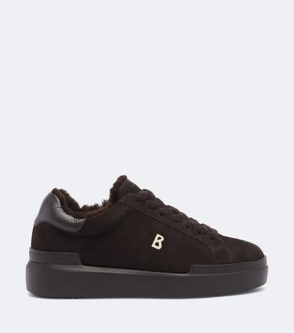 Bogner Hollywood 32 A Shearling-lined Suede Sneakers