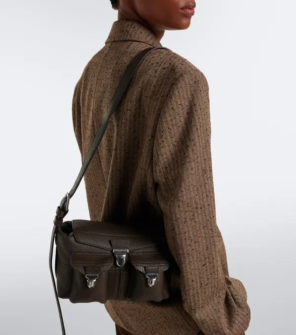 LEMAIRE Gear Mini Leather Shoulder Bag