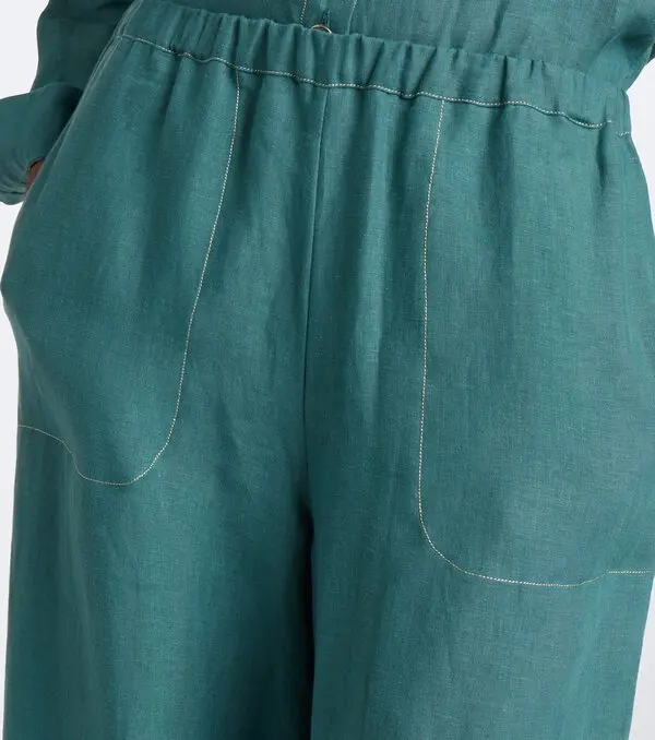 ERES Blouissant Linen Wide-leg Pants