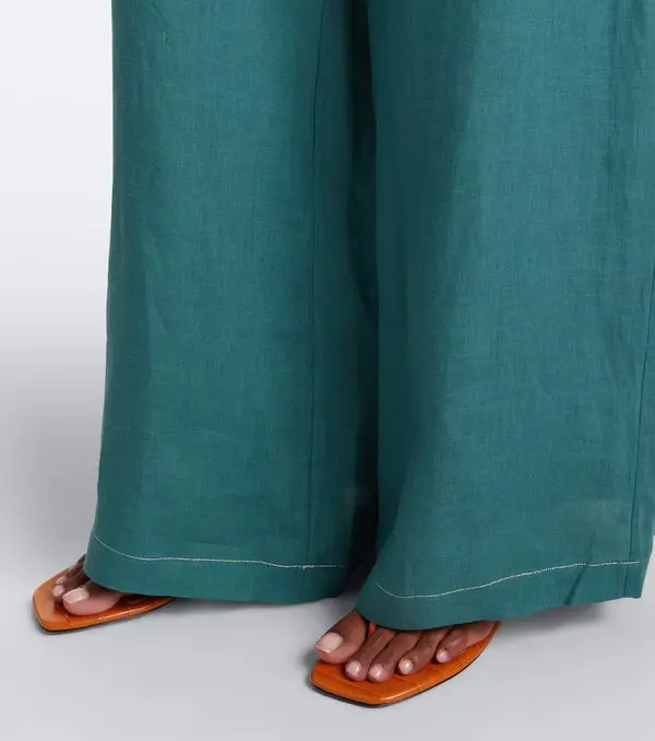 ERES Blouissant Linen Wide-leg Pants