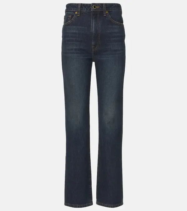 Khaite Abigail High-rise Straight Jeans