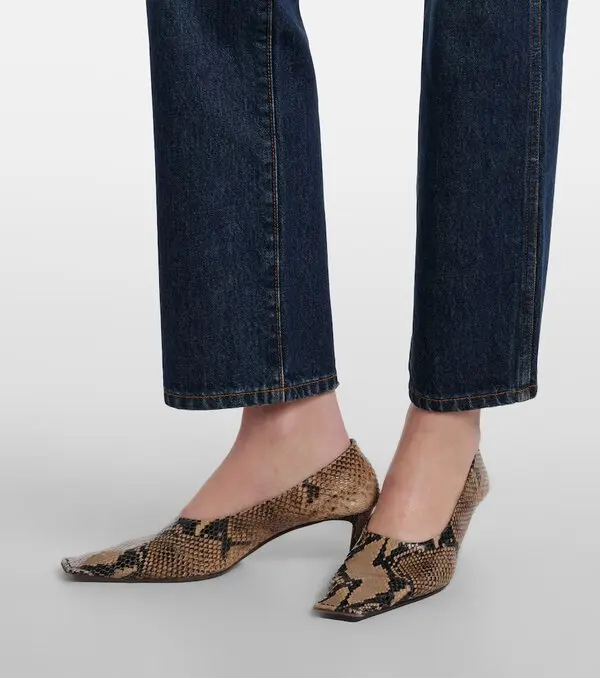 Khaite Abigail High-rise Straight Jeans