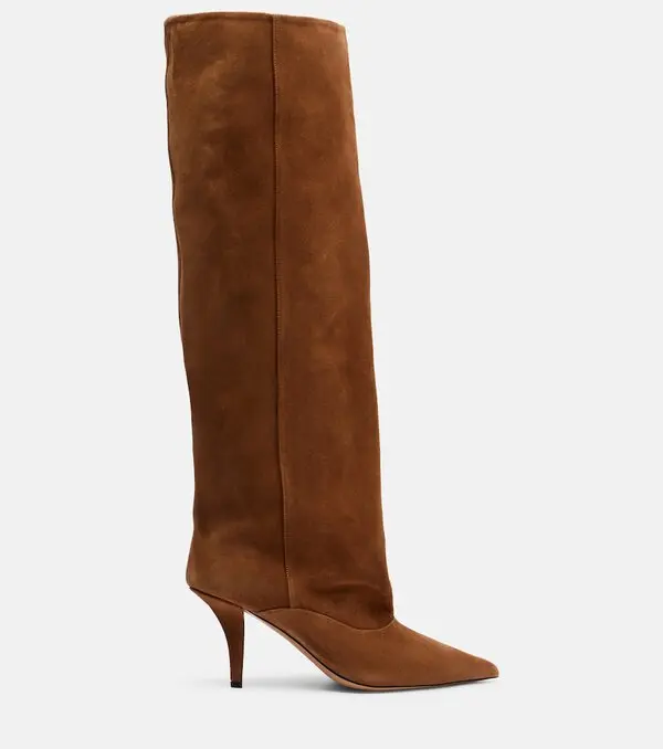 Paris Texas Ines 75 Suede Knee-high Boots