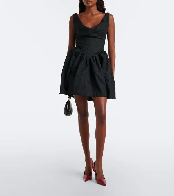 VIVIENNE WESTWOOD Sunday Floral Jacquard Minidress