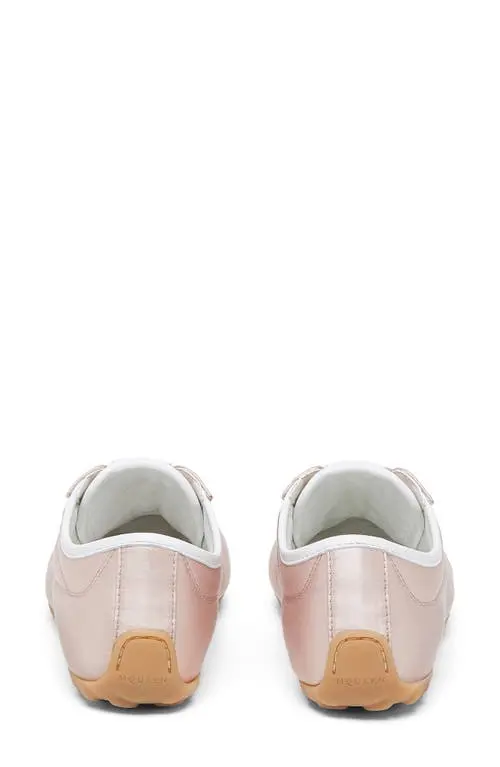 Alexander McQueen Silk Blend Lace-up Sneakers