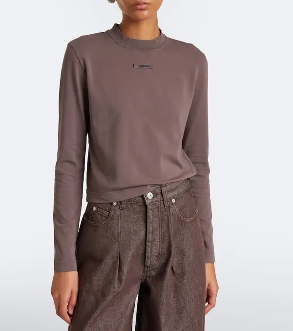 Jacquemus Gros Grain Cotton-blend Jersey T-shirt