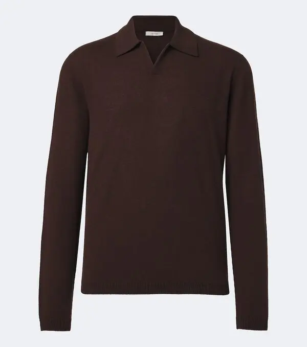 THE ROW Ripley Cashmere Polo Sweater