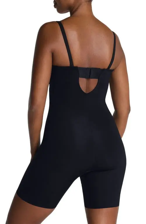 Spanx Convertible Mid-thigh Bodysuit - Very Black