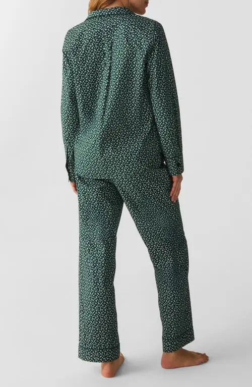 PETITE PLUME Floral Cotton Poplin Pajamas
