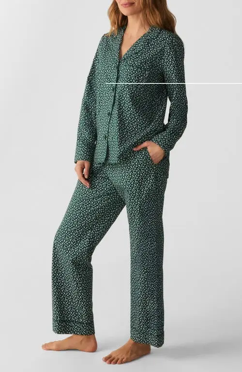 PETITE PLUME Floral Cotton Poplin Pajamas
