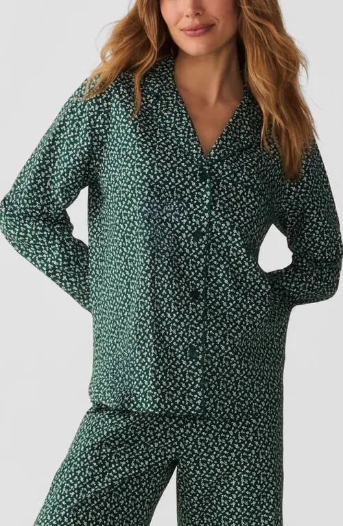 PETITE PLUME Floral Cotton Poplin Pajamas