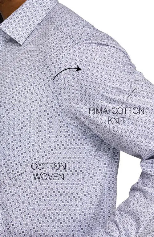W.R.K Geo Reworked Button Up Shirt