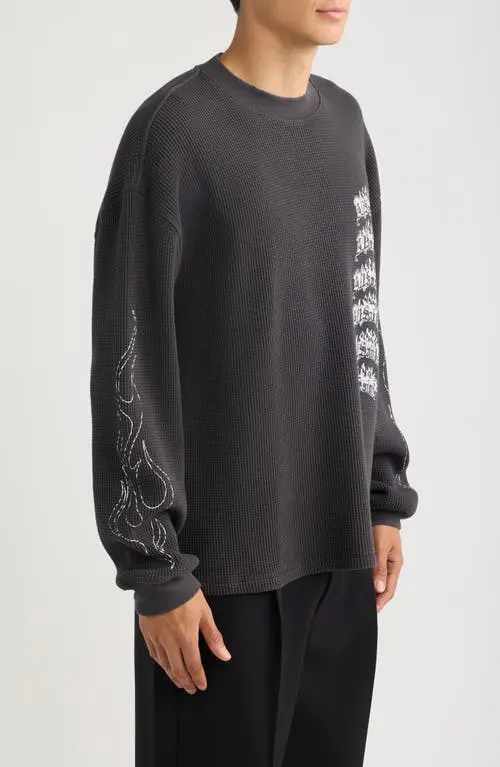 ALLSAINTS Incendo Graphic Organic Cotton Long Sleeve T-shirt