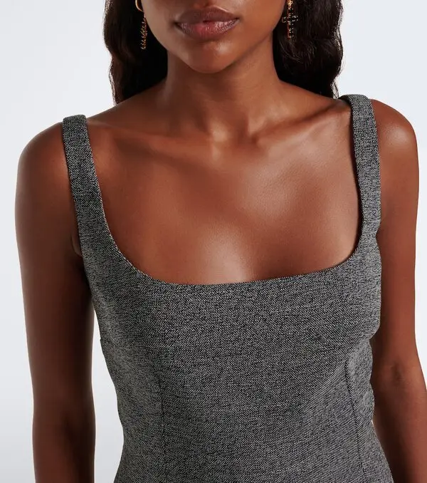 Dolce & Gabbana Wool Tweed Minidress