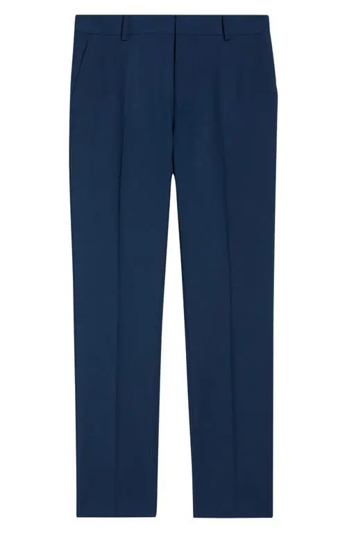 OPEN EDIT Skinny Fit Pleated Suit Pants - Navy Pageant