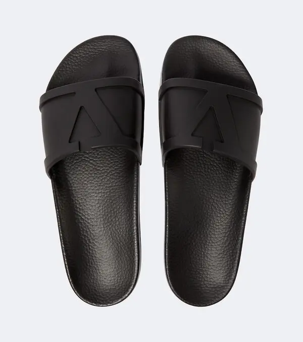 Valentino Garavani Vlogo Slides - Black