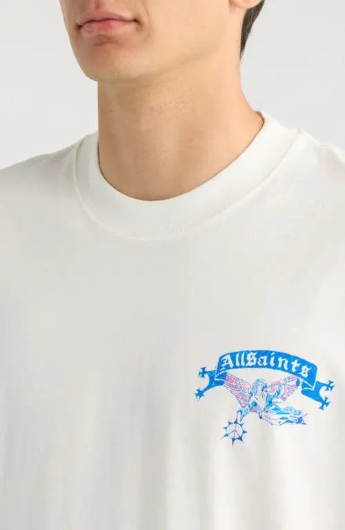 ALLSAINTS Cray Short Sleeve Graphic Organic Cotton T-shirt
