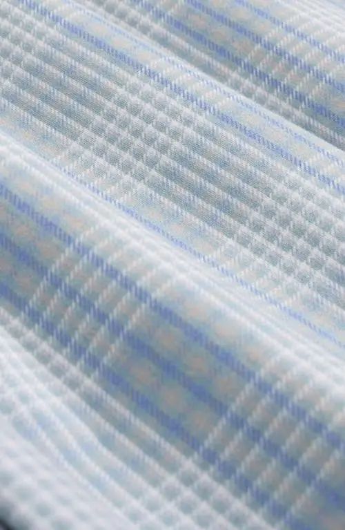 Bugatchi James Plaid Cotton Performance Shirt