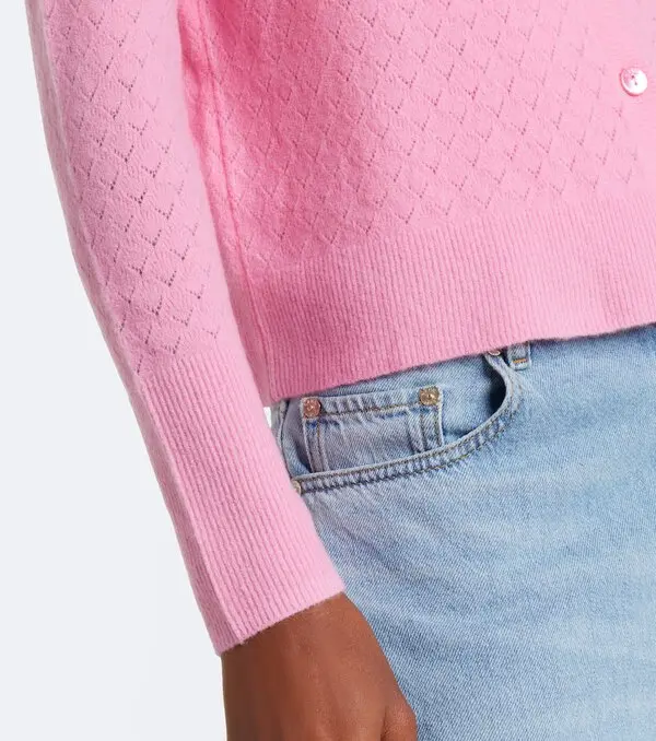 ERES Sucrerie Pointelle Wool-blend Cardigan