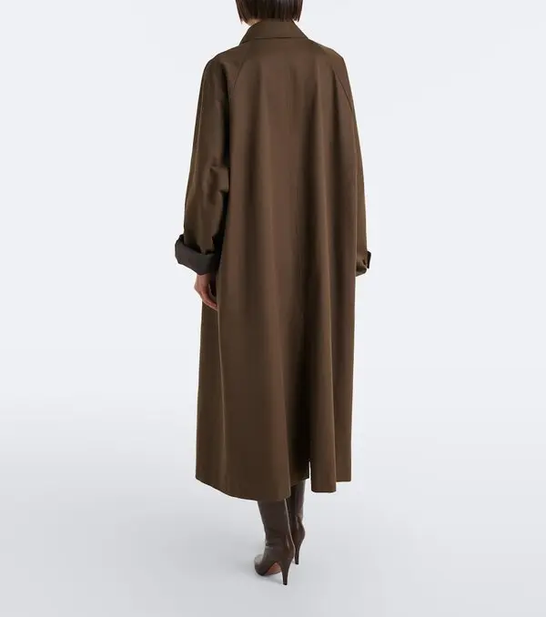 THE ROW Iza Cotton Gabardine Coat