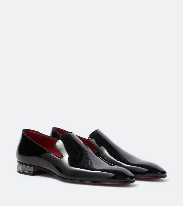 CHRISTIAN LOUBOUTIN Dandelion Galvin Patent Leather Loafers