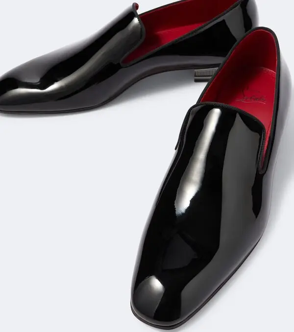 CHRISTIAN LOUBOUTIN Dandelion Galvin Patent Leather Loafers