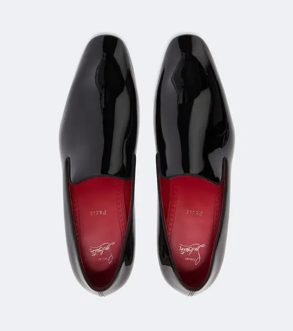 CHRISTIAN LOUBOUTIN Dandelion Galvin Patent Leather Loafers