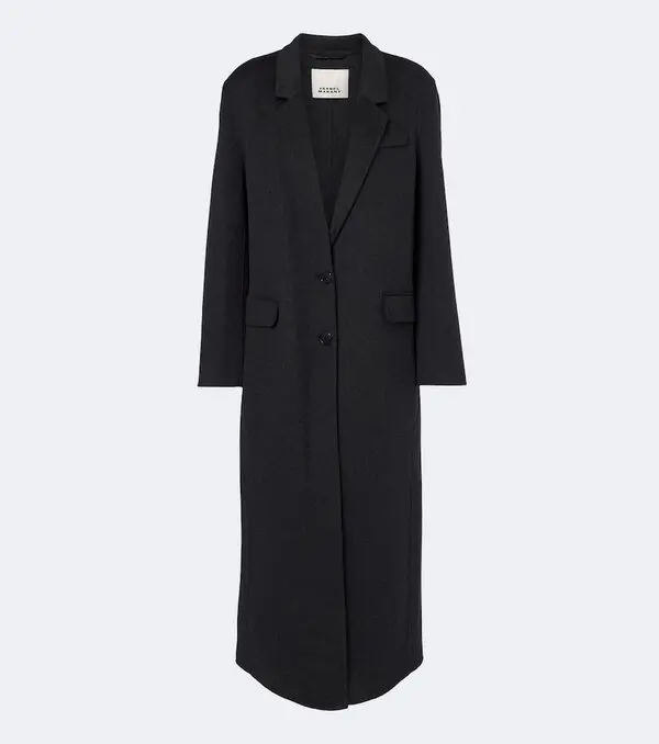 Isabel Marant Étoile Clesa Wool And Cashmere Coat - Grey